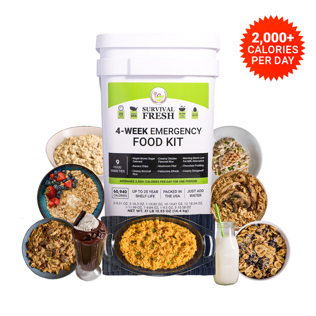 4 Week Emergency Food Kit by Survival Fresh - Great Gifts Club