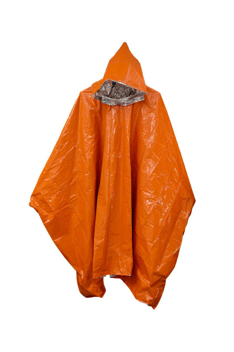 Emergency Poncho with Hood - Survival Frog